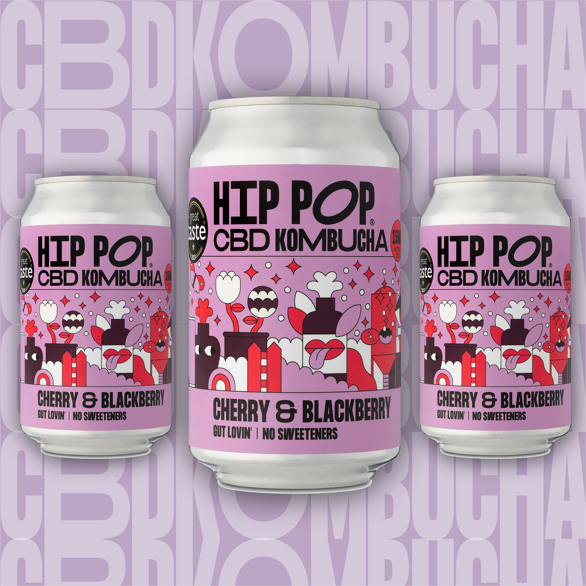 CBD Kombucha | CBD Drinks - Hip Pop