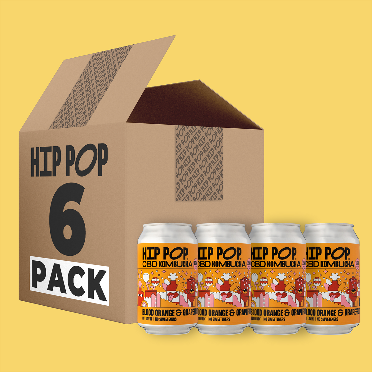 CBD Kombucha | CBD Drinks - Hip Pop