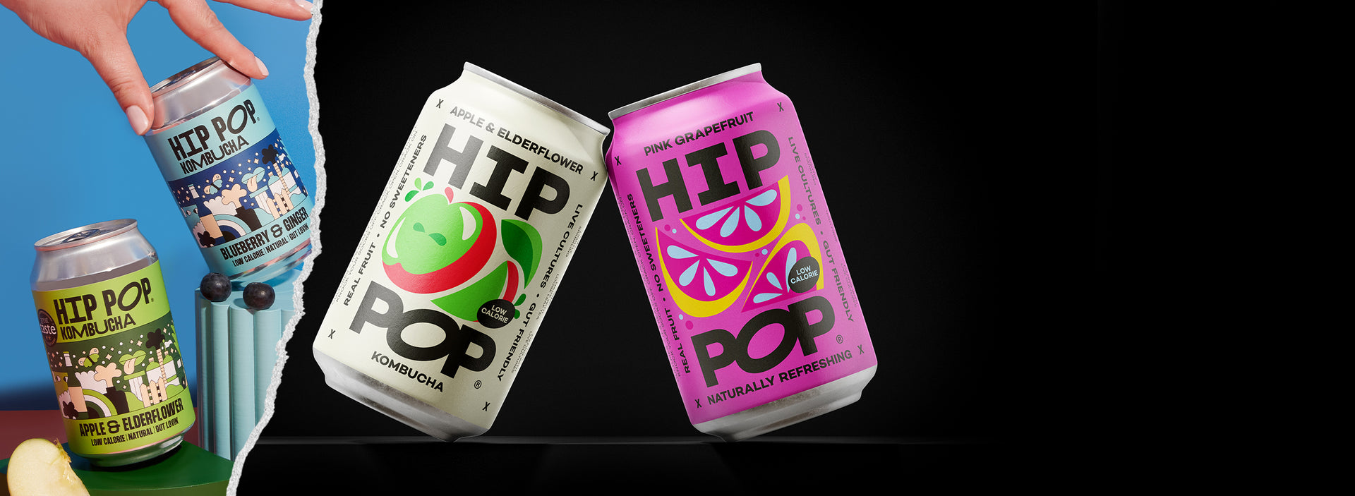 Buy Kombucha Drinks - Award Winning | Hip Pop Kombucha